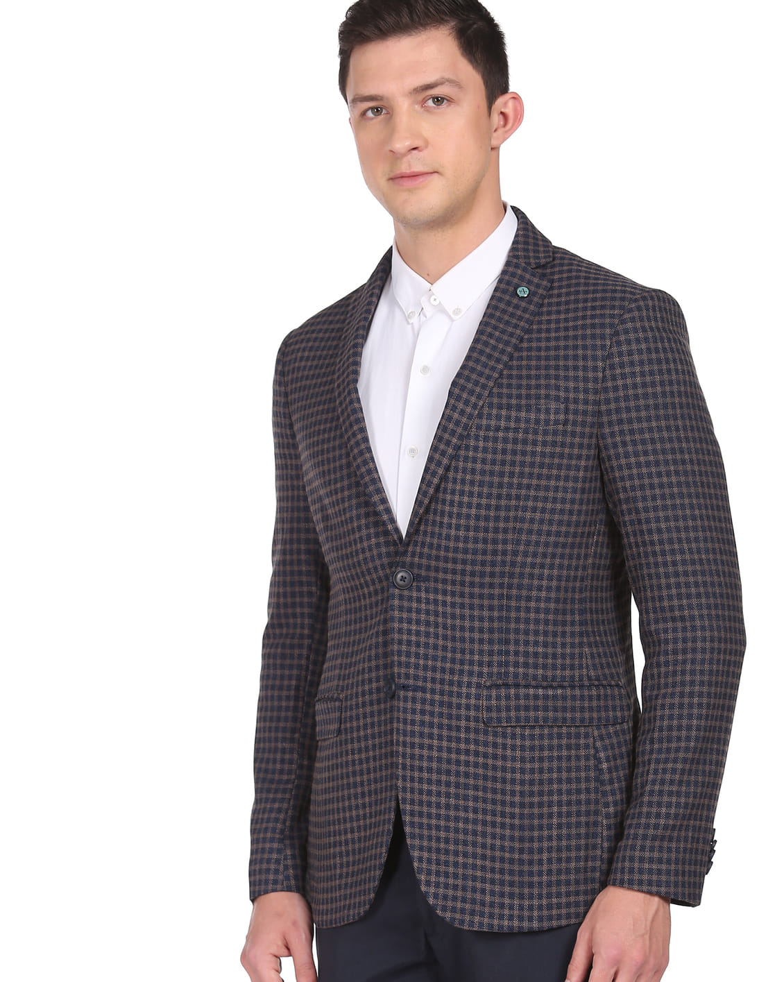 Buy Arrow Zero Calorie Fit Check Blazer - NNNOW.com